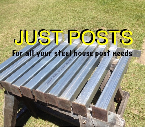 Supagal steel house posts stumps 75x75. build DIY renovator restumping ...