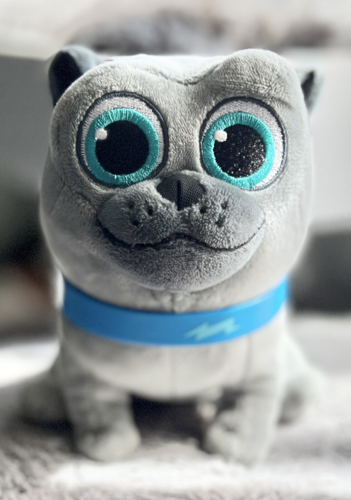 SET OF TWO- Disney Store Bingo 9" Plush Puppy Dog Pals Grey Stuffed ...