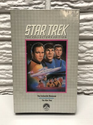 FACTORY SEALED Star Trek CBS The Collectors Edition VHS Double Episode ...
