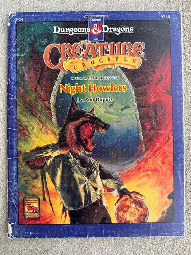 D&D Creature Crucible PC4 Accessory Night Howlers #9368 with map | eBay