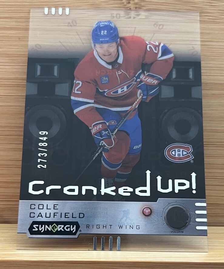 Cole Caufield 2023-24 UPPER DECK SYNERGY CRANKED UP #/849 - Canadiens ...