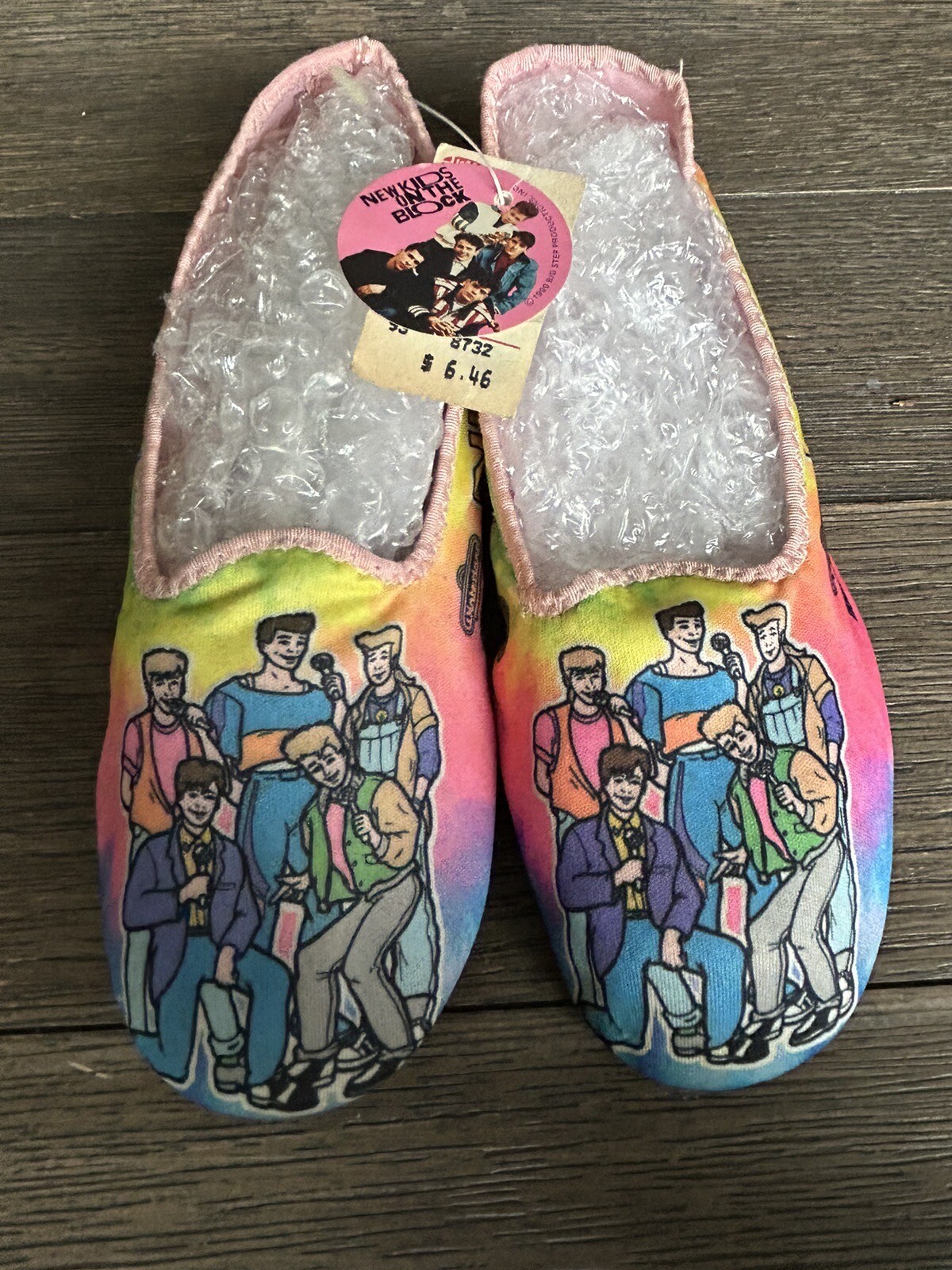 Rare Vintage New Kids On The Block Shoes/Slippers, Size 3, With ...