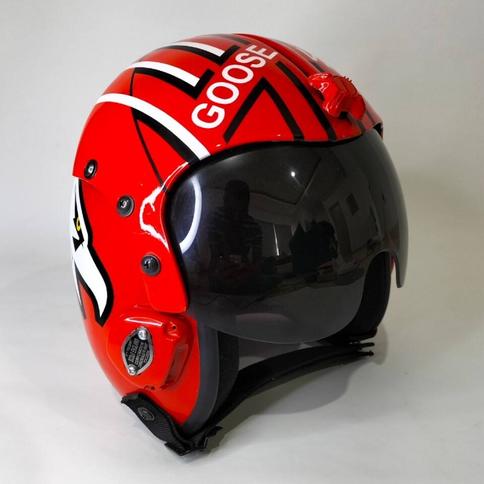 GOOSE Pilot Fighter Helmet TOP GUN HGU-33 + MBU 12 Mask Repro | eBay