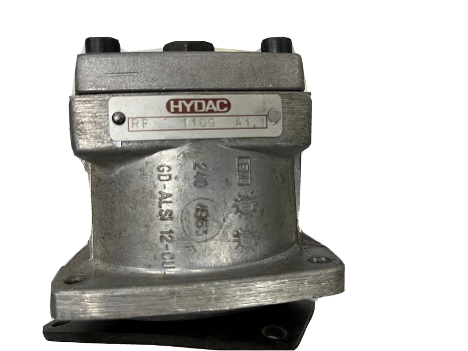 HYDAC RF Series RF 110G A1.1 Tank Mounted Return Line Hydraulic Filter ...