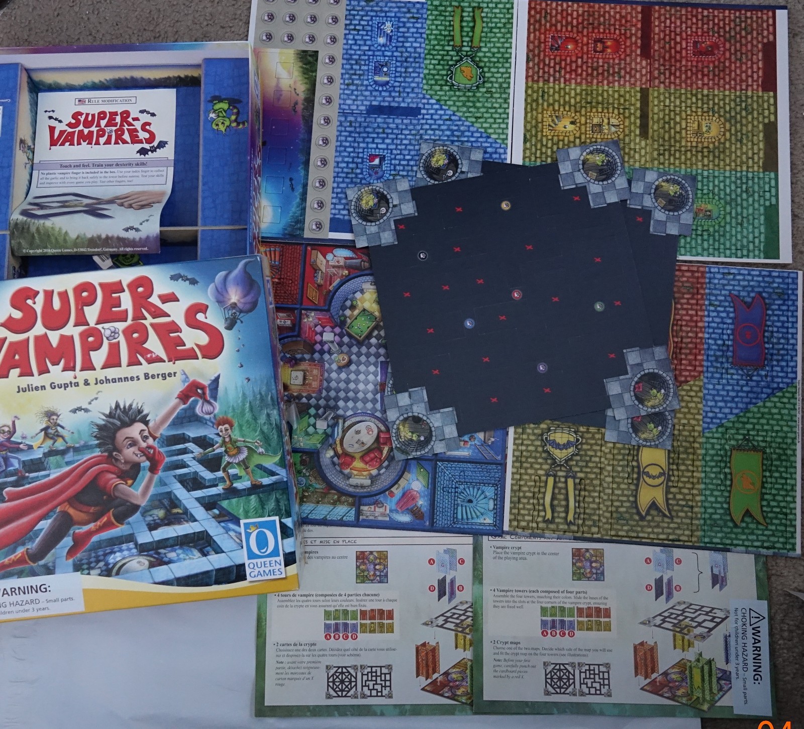 Super-Vampire Board Game - INCMPLETE | eBay