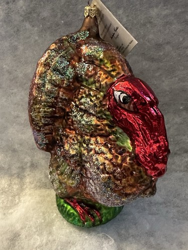 Christopher Radko Great Gobbles Turkey Thanksgiving Fall Christmas ...