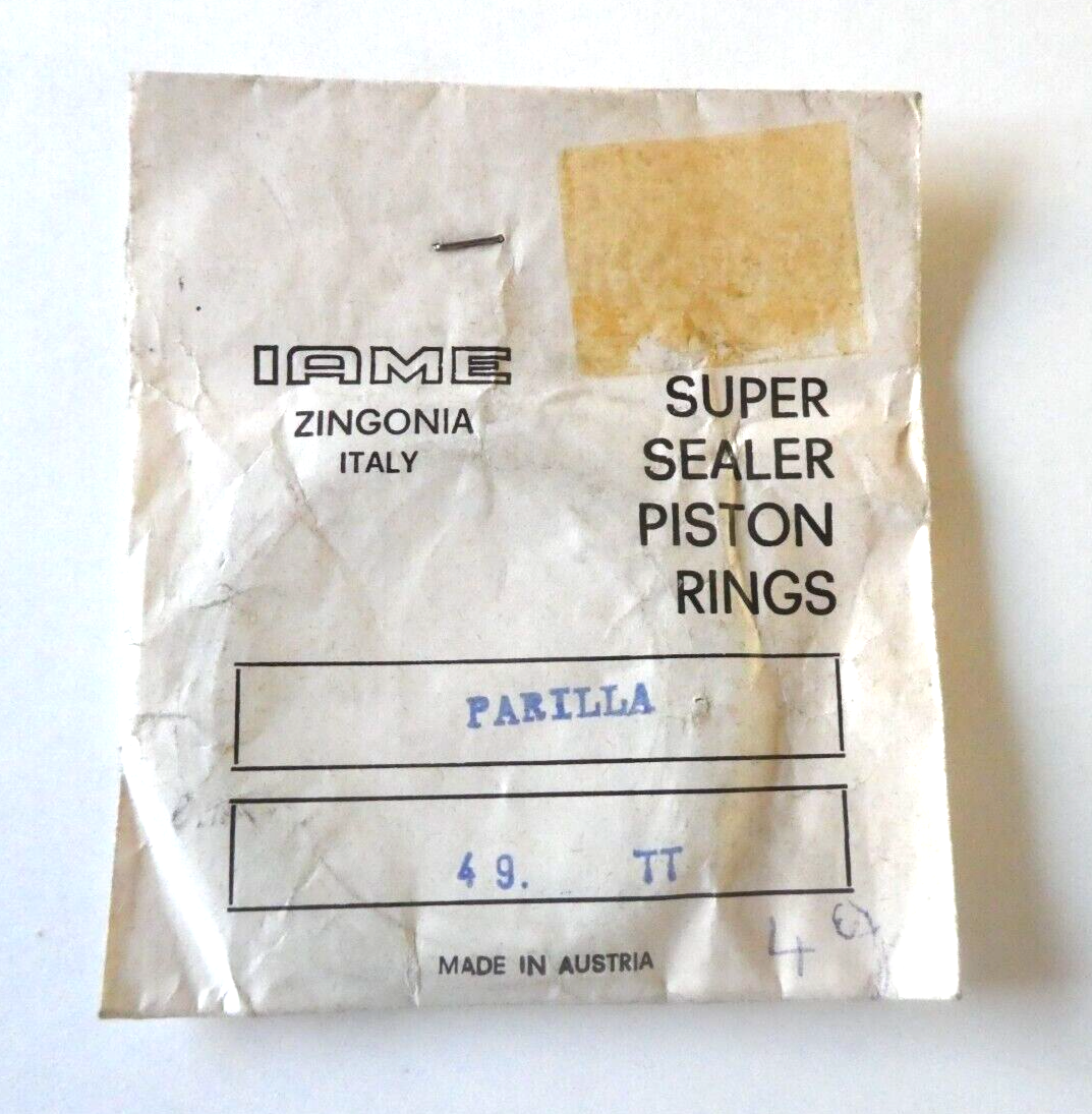 Vintage Iame PARILLA Super Sealer Piston Rings 49. TT GO KART PARTS | eBay