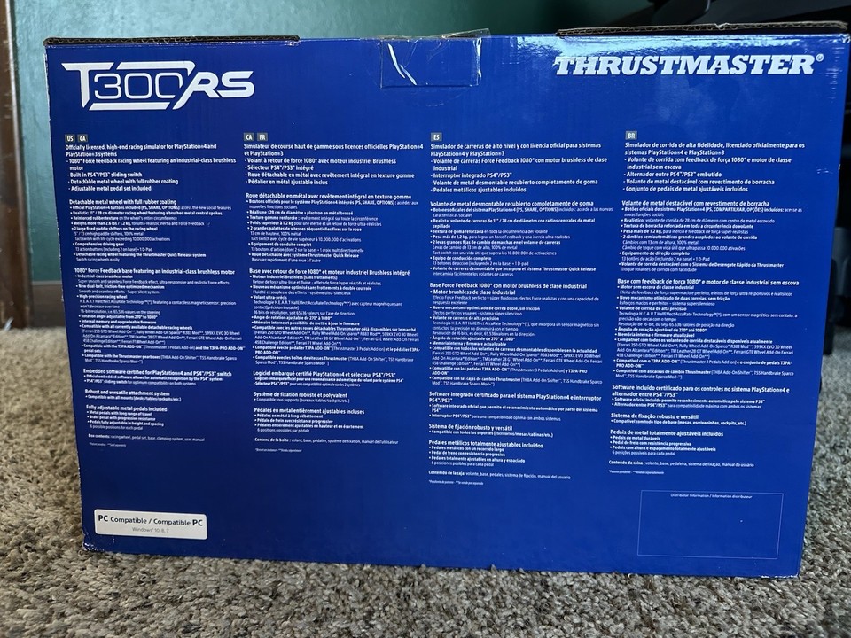 Thrustmaster T300RS New In Box | eBay
