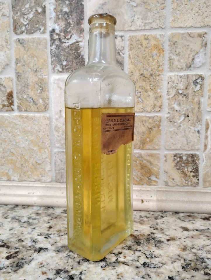 Post Spanish flu pandemic 1920s antique pharmacy apothecary bottle | eBay