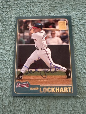 2001 Topps #216 Keith Lockhart Autograph Atlanta Braves | eBay
