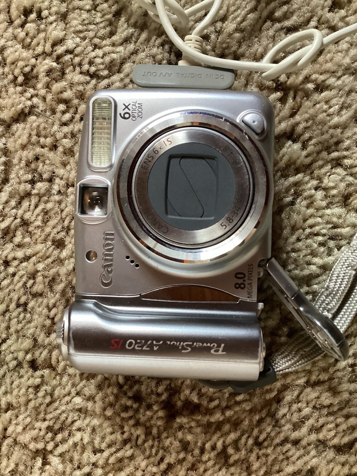 Canon PowerShot A720 IS Digital Camera 8.0 MP 6x Optical Zoom ~READ! | eBay