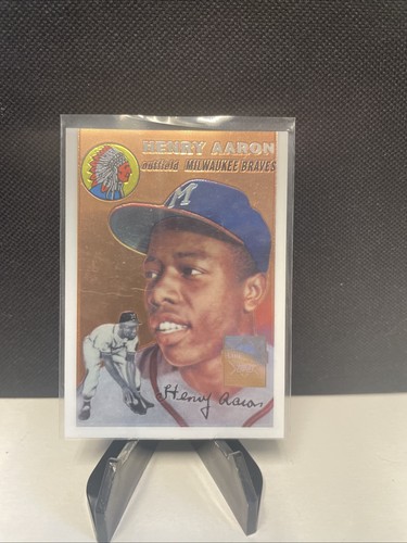 Hank Aaron 2000 Topps Chrome 1954 Reprint #1 | eBay