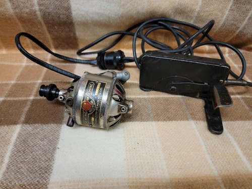 Antique Hamilton Beach electric motor patent Pending lathe sewing ...