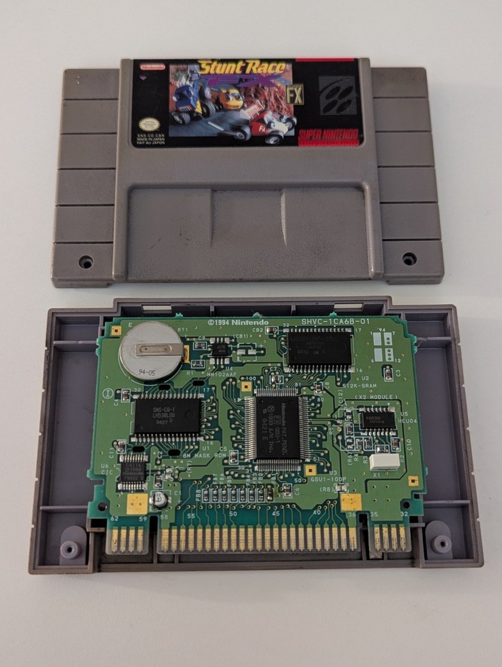 Stunt Race FX - Super Nintendo SNES - Cartridge ONLY - Authentic ...