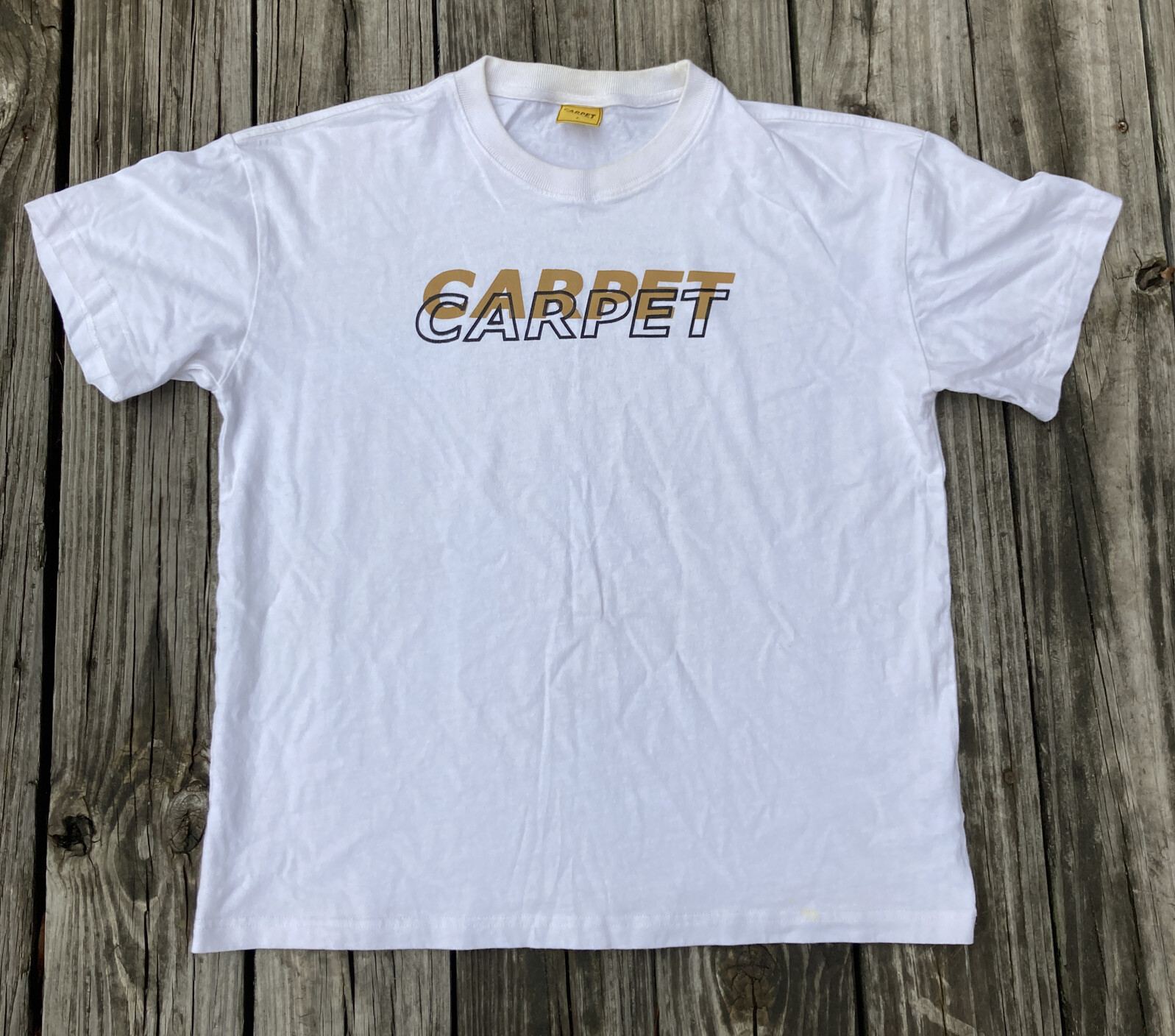CARPET COMPANY Rare Misprint Shirt Size Large Skateboards Skateboarding ...