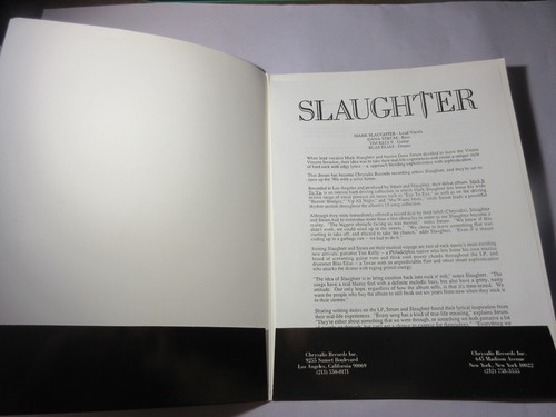 Slaughter Press Kit | eBay