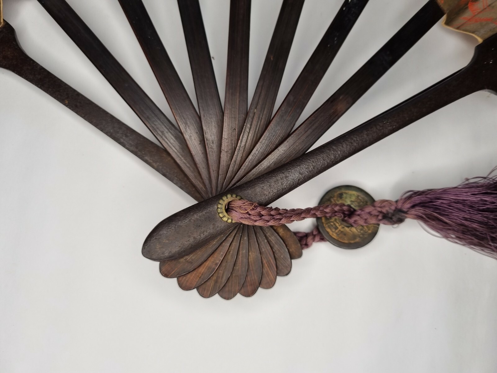 Japanese Samurai Meiji period antique Tessan (steel fan) | eBay