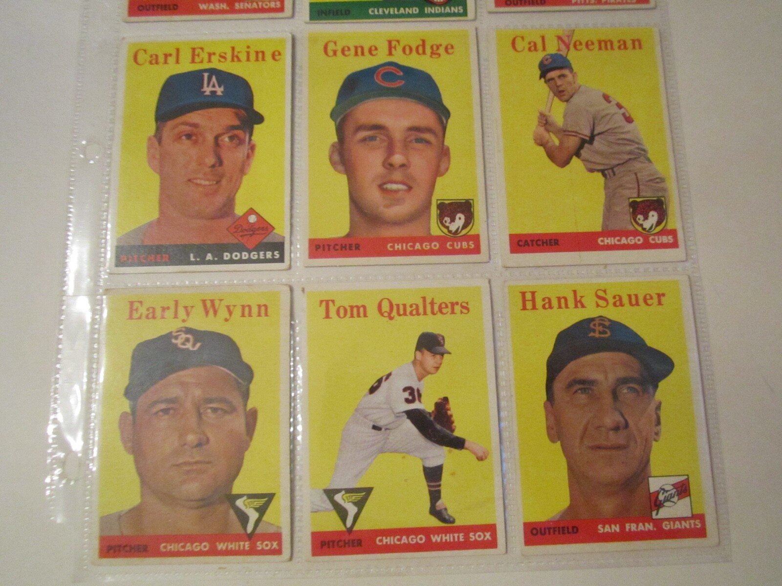 LOT OF (9) 1958 TOPPS BASEBALL CARDS - ASSORTED LOT - LOT 13 - LOT X | eBay