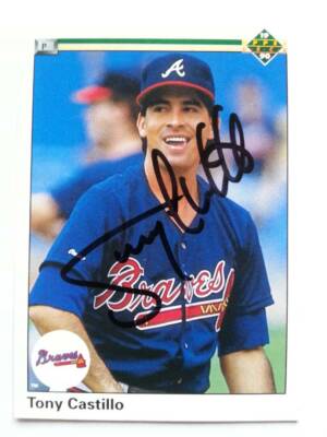 Tony Castillo Autograph Rare Atlanta Braves | eBay