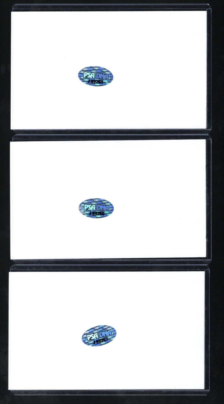 (3) GEORGE ZEBER INDEX CARD SIGNED 1977 WS CHAMPS NY YANKEES PSA/DNA ...