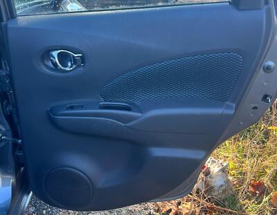 15 - 19 Nissan Versa Note Rear Door Trim Panel RH Passenger Black w ...