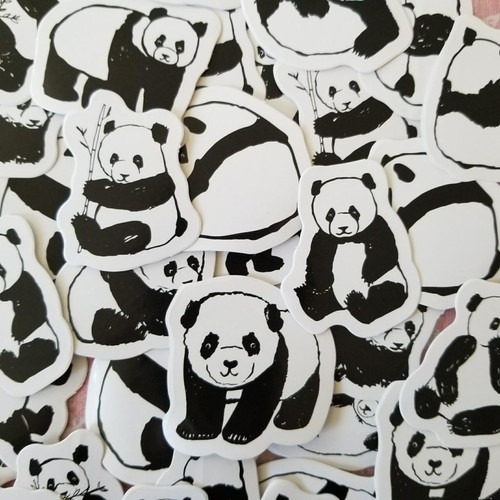 40PCS Cute Panda Bear Animal Stickers Kawaii Planner Scrapbooking Diary ...