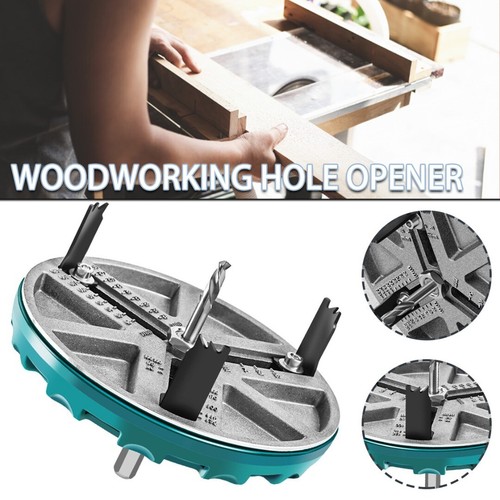 Adjustable Punching Saw Circle Hole Cutter Wood Drywall Drill Bit Saw ...