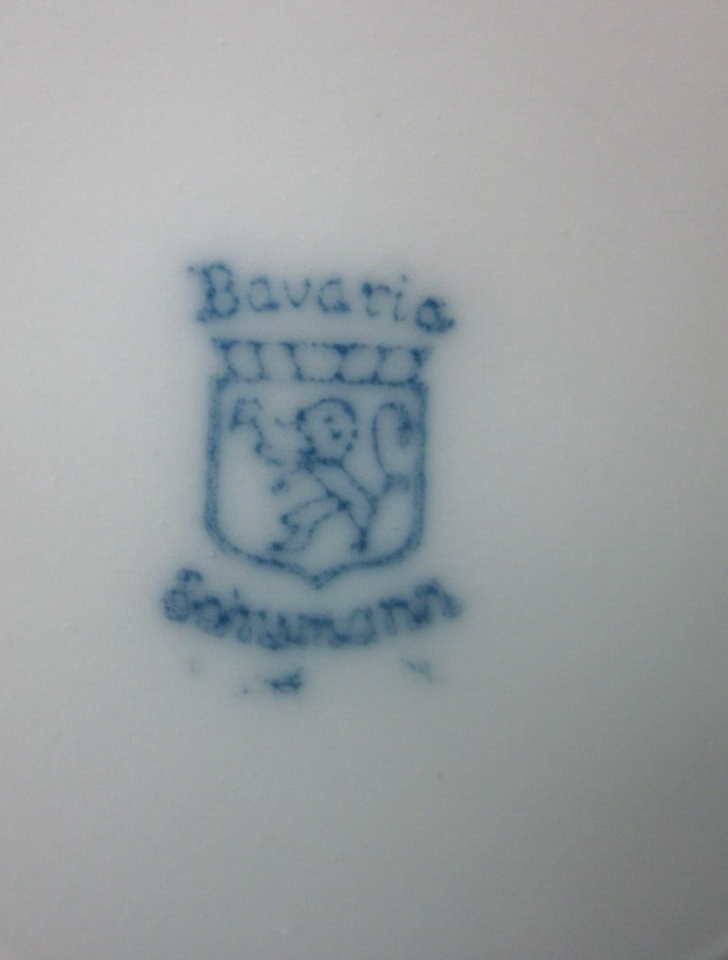 Hand Painted Schumann Bavarian Plate 10.5" Plate c-1910 Artist Signed ...