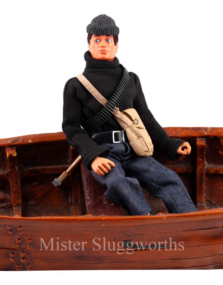 1978 Palitoy Action Man 12" Eagle Eye GI Joe Hummer Jeep Canoe Weapons ...
