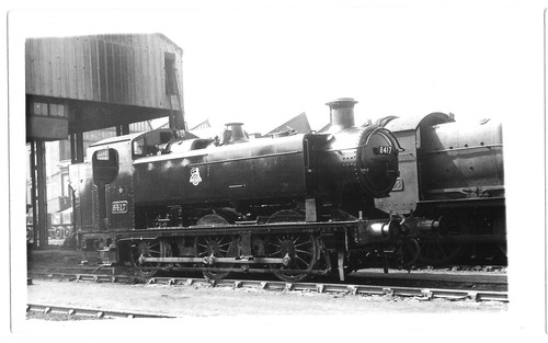 GWR 9400 Class 0-6-0PT Locomotive no 8417 and Others at Swindon Works ...