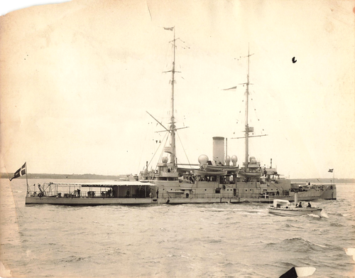 HDMS Olfert Fischer 1911 Photo Spithead Island UK Danish Navy War Ship ...