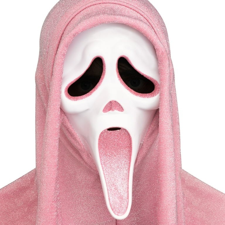Scream Ghost Face Pink Glitter Mask Officially Licensed Fun World ...