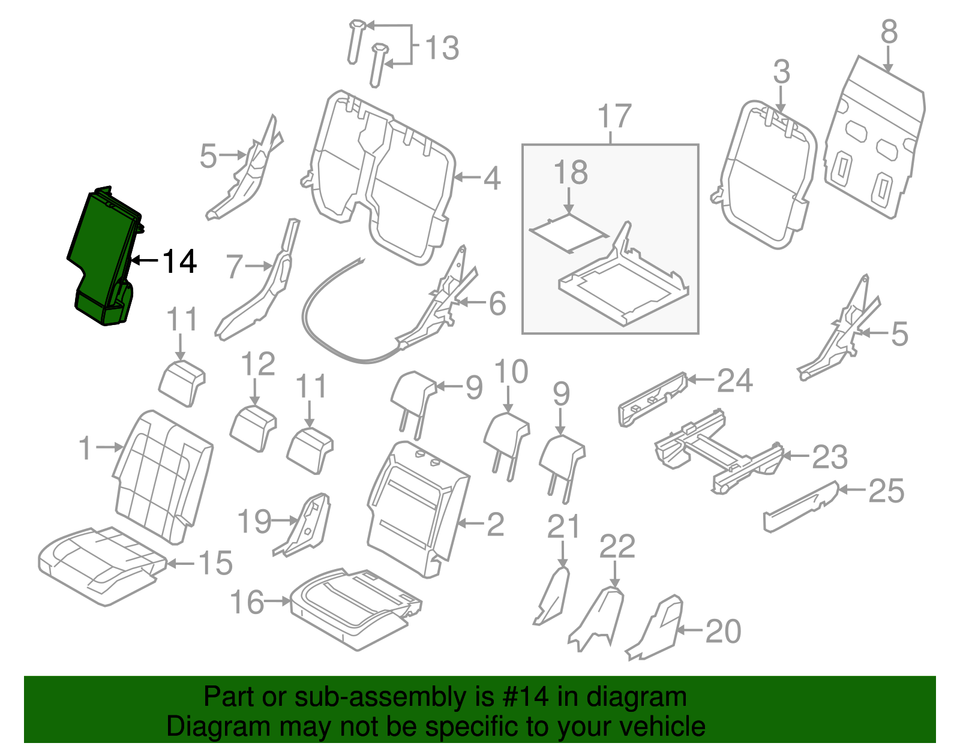 Genuine Ford Armrest Assembly GA8Z-7467112-AA | eBay