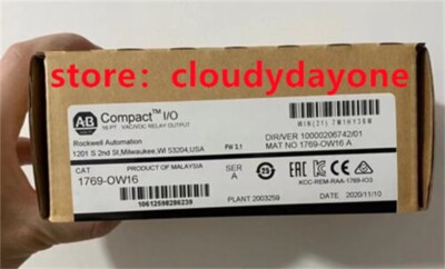New Factory Sealed AB 1769-OW16 SER A CompactLogix Relay Output Module ...