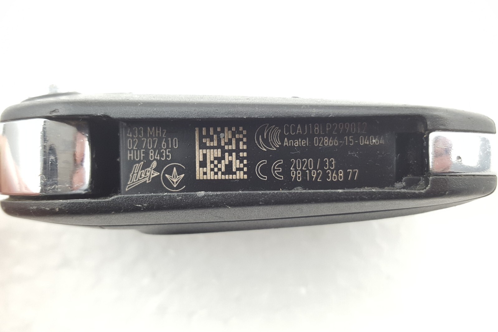 VAUXHALL COMBO / VIVARO 3 Button Remote Flip Key Fob - HUF 8435 (Tested ...
