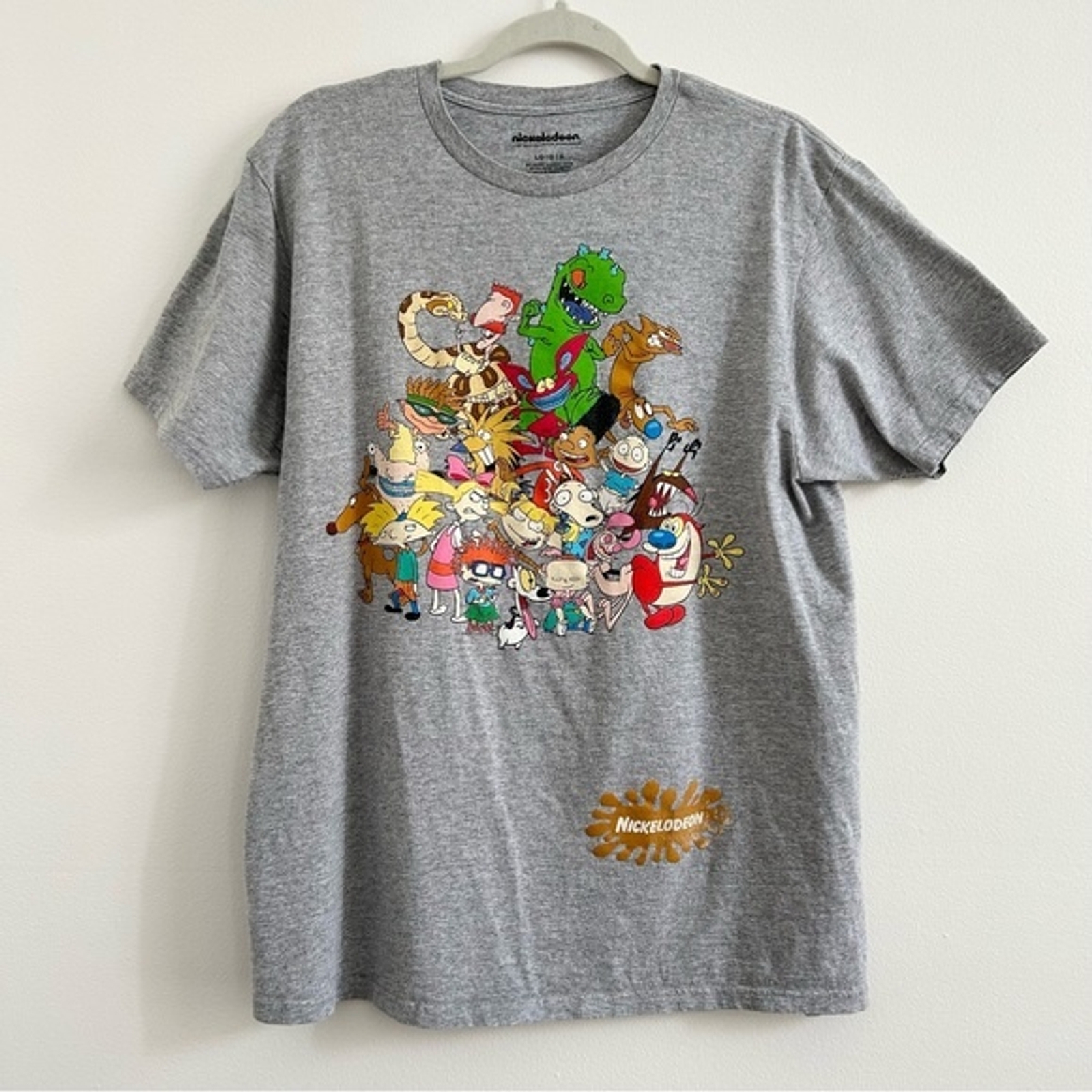 Nickelodeon 90s Cartoons Graphic Short Sleeve T-shirt… - Gem