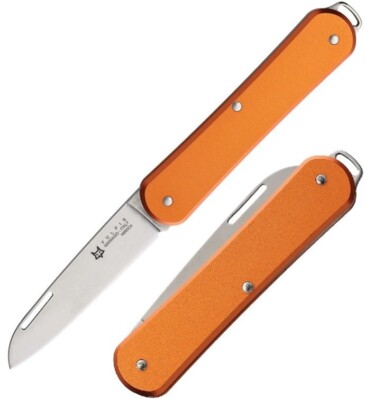Fox Vulpis Folding Knife 2.13" N690Co Steel Sheepsfoot Blade Aluminum ...