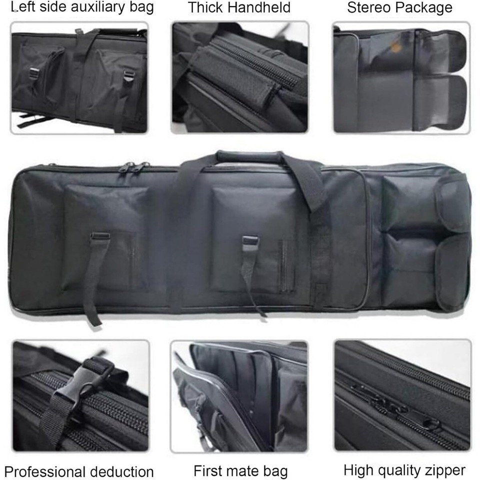 39" Tactical Bag Gun Range Padded Soft Carbine Carry Bag Case Backpack ...