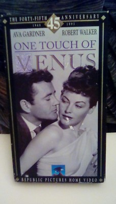 One Touch Of Venus 45th Anniversary Ed. B&W (1948) VHS Ava Gardner ...