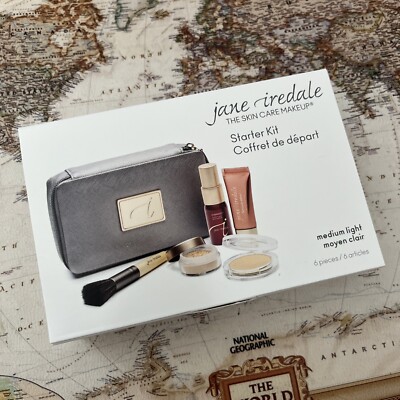 Jane Iredale Starter Kit 6 pc Set - Medium Light | eBay
