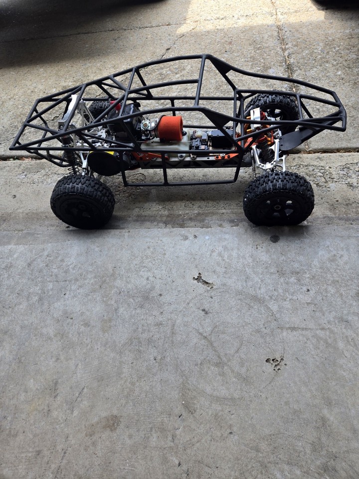 HPI 1/5 Scale Baja 5b Full Metal Build RC Buggy Car Remote Control Gas ...