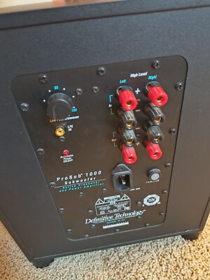 FOR PARTS Definitive Technology ProSub 1000 Powered Subwoofer - Black ...