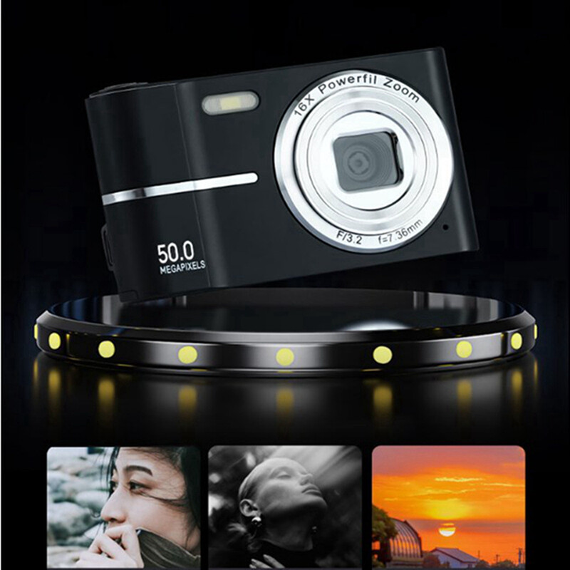 Digital Camera Anti-Shake Camera 50MP 2.4" LCD Display Screen 16x ...