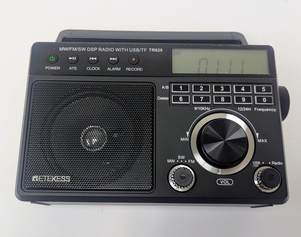TR629 Portable Radio FM/AM/SW LCD Digital Radio Recordable Sleep Timer ...