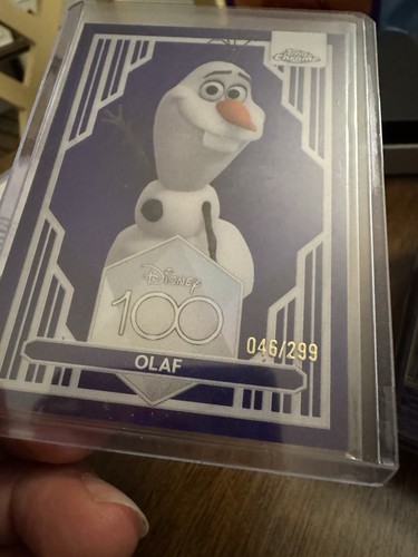 2023 topps chrome disney 100 Olaf Purple Parallel/299 | eBay