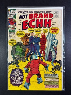 Not Brand ECHH Vol. 1 #1 The Silver Burper! Marvel 1967 Good Cond. Lee Kirby | eBay