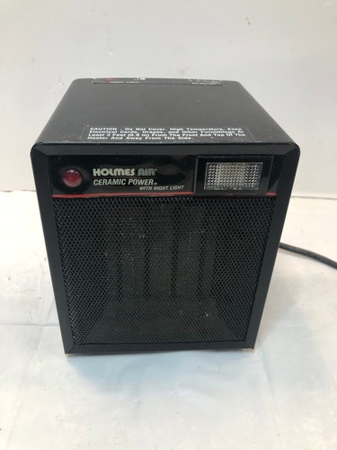 Vintage Holmes Air Mini Space Heater W/nite Light Model HCH-4070 1500W ...