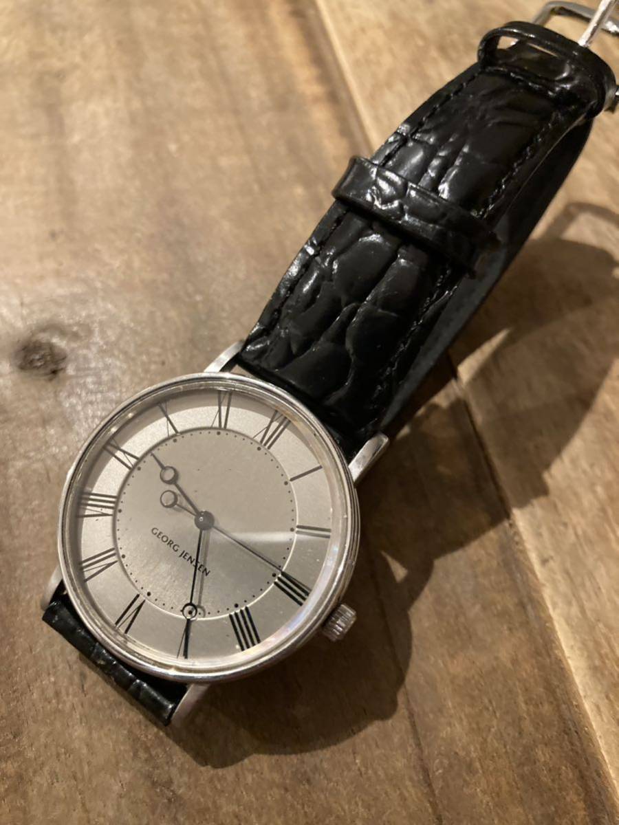 Wristwatch GEORG JENSEN 365 BO 21 Jewels Bonfils Men Automatic Winding ...