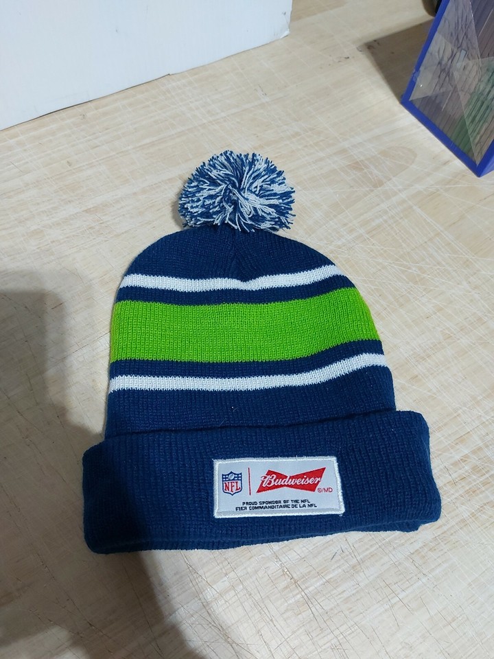 Budweiser NFL Seattle Seahawks Toque Knit Hat | eBay