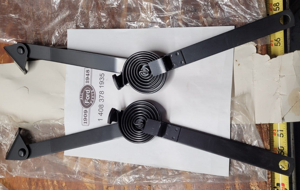 1939-1940 Ford Coupe & Convertible Trunk Lid Support Arms | 91A-7744200 ...